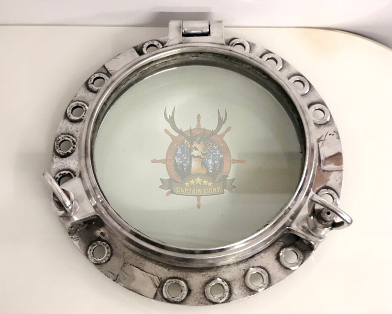 Old Vintage Nautical Marine Ship Aluminum Porthole/window Two - Etsy