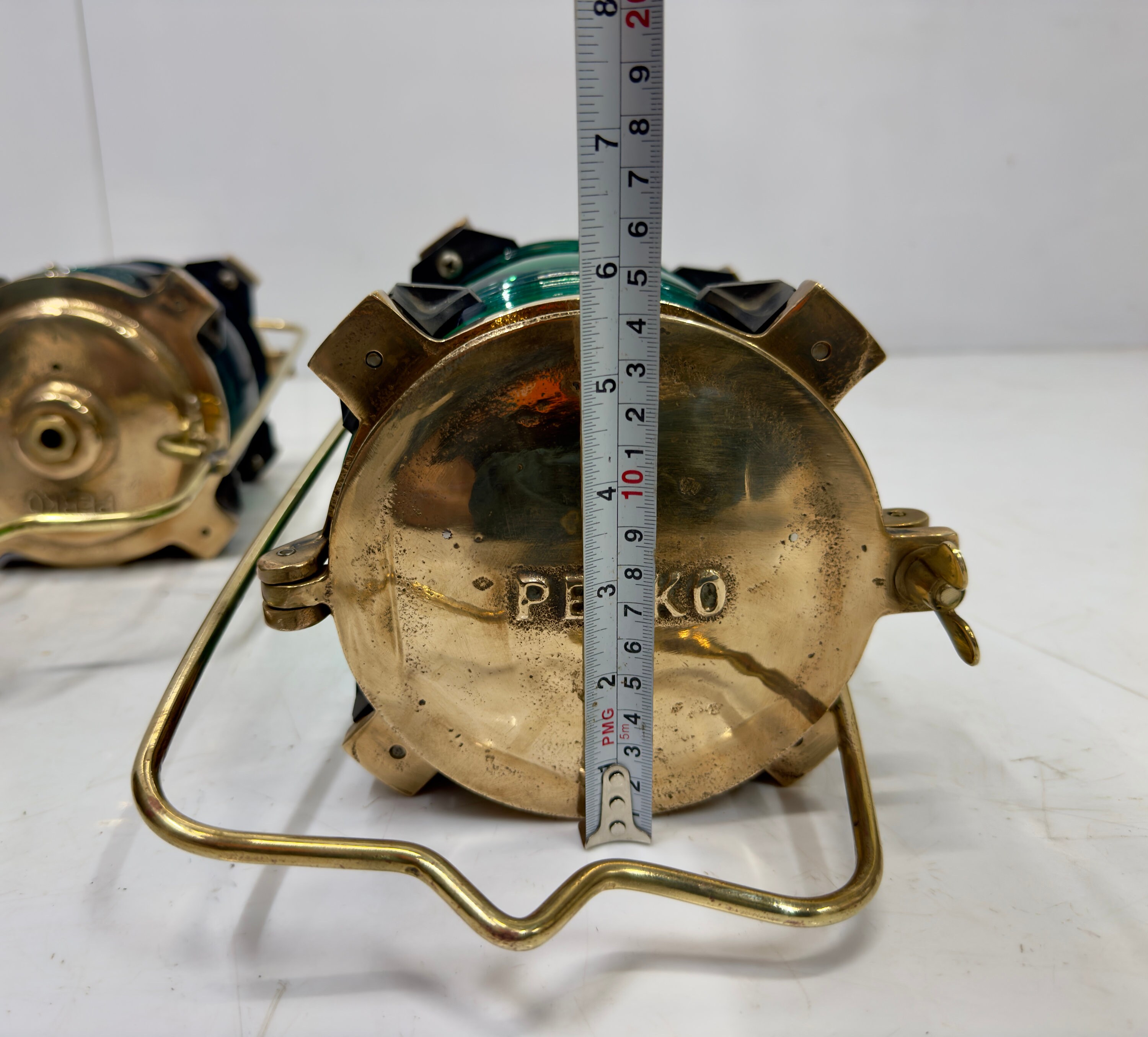 Antique Original PERKO, Old Vintage Refurbished Brass Marine Ship ...