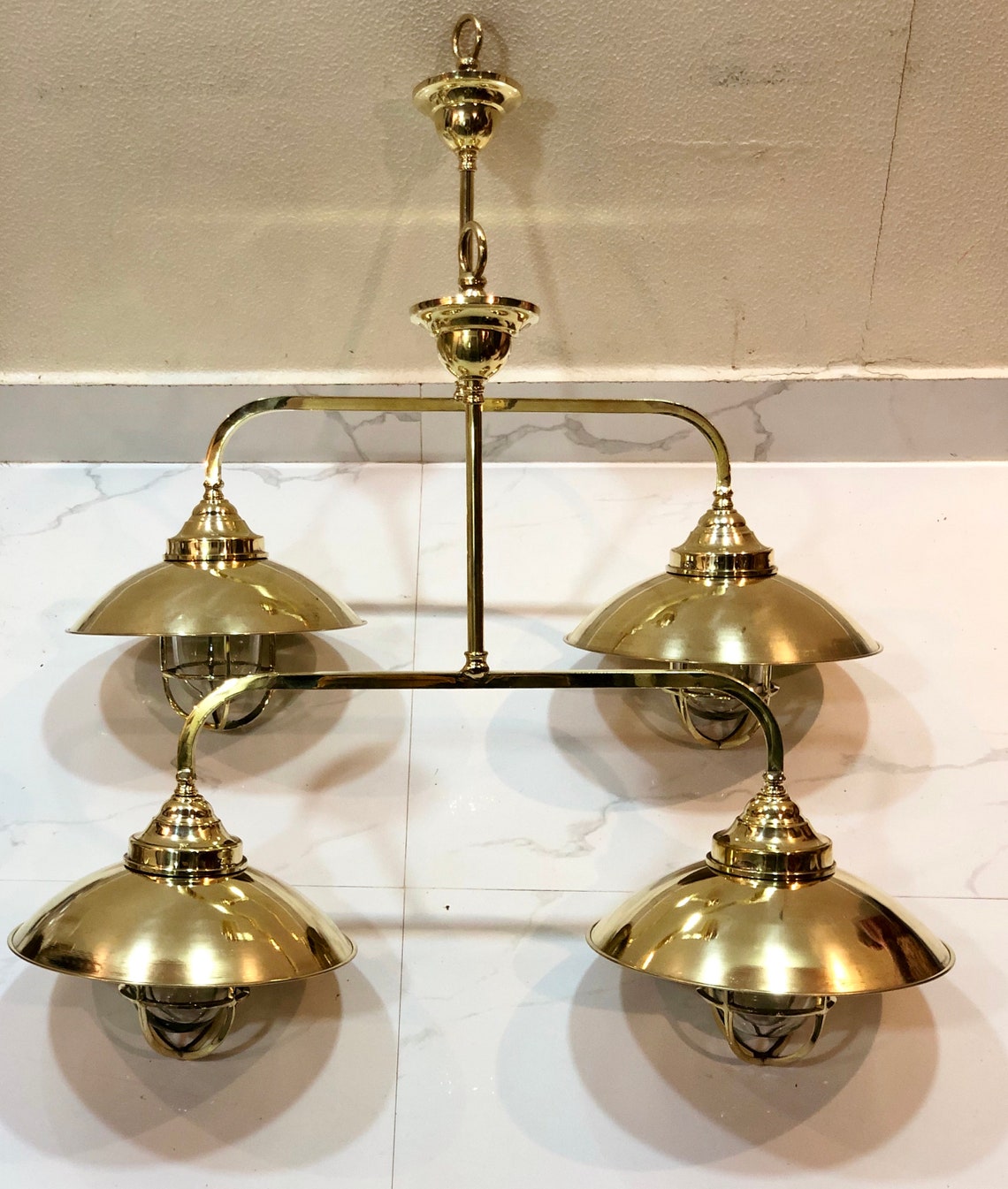 Nautical Ship Marine New Solid Brass Hanging Retro Light With - Etsy