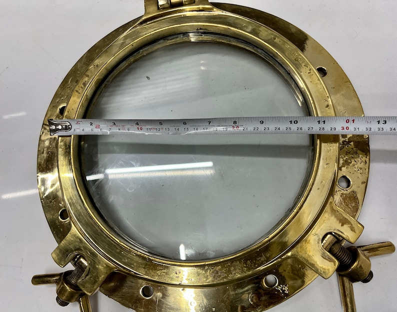 Original Vintage Style Marine Ship Brass Round Old Reclaimed Submarine ...