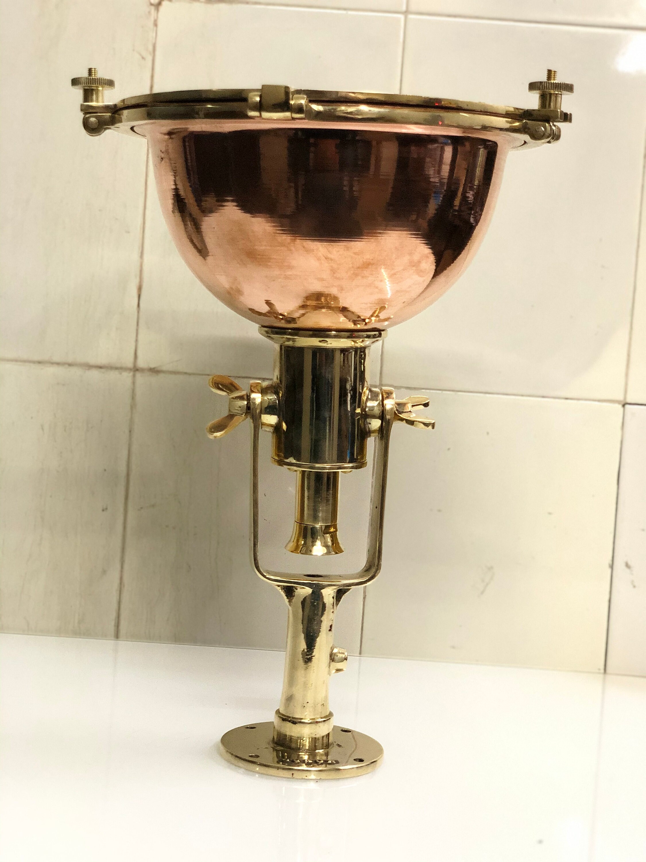 Nautical New Marine Brass And Copper Hanging Small Light With Etsy