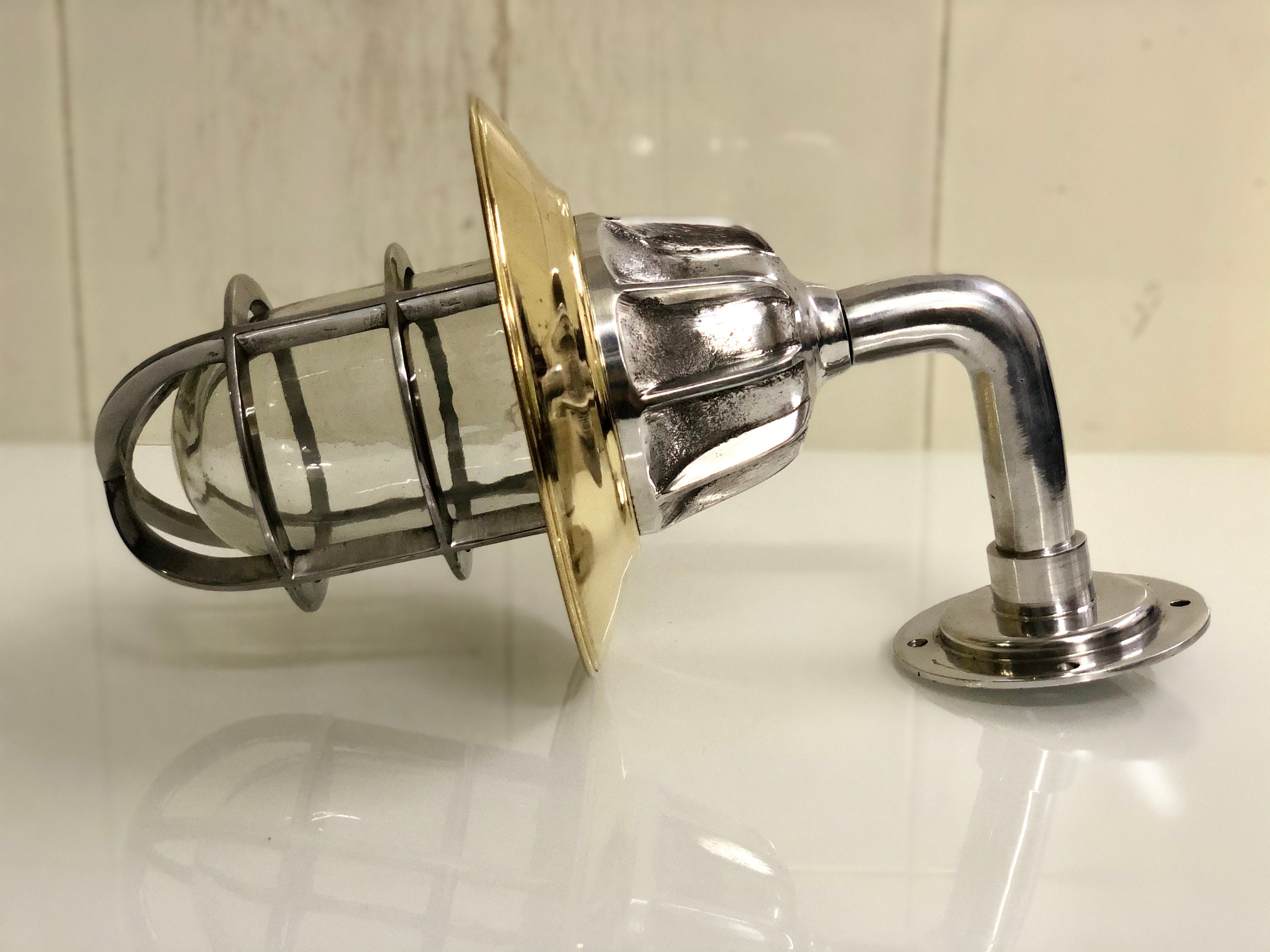 Lighting Shade Nautical Marine Solid Aluminium Passageway Bulkhead ...