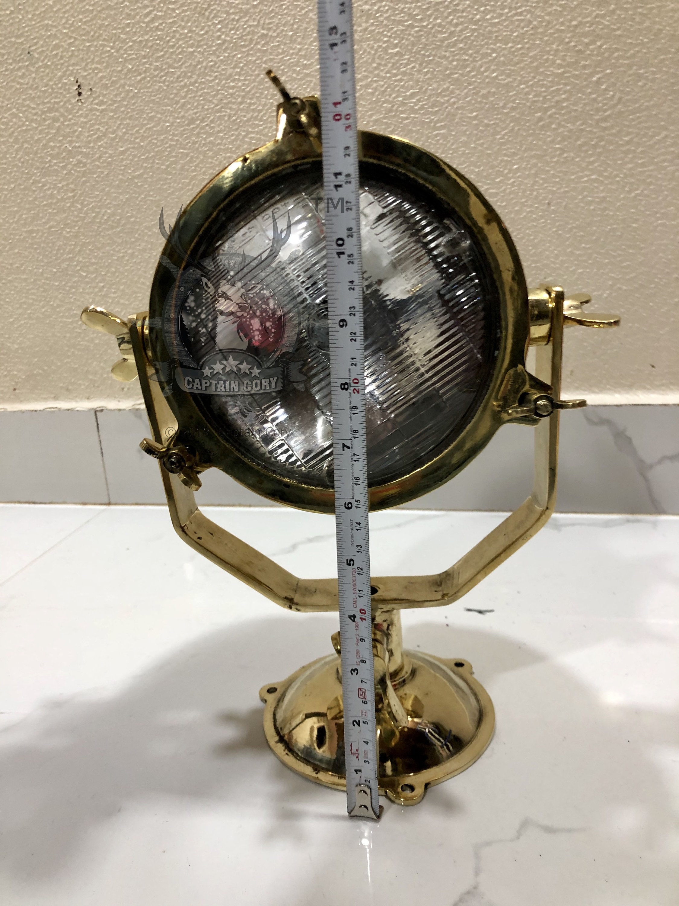 Nautical Maritime Boat Mini Ship Antique Spot Light With Stand - Etsy