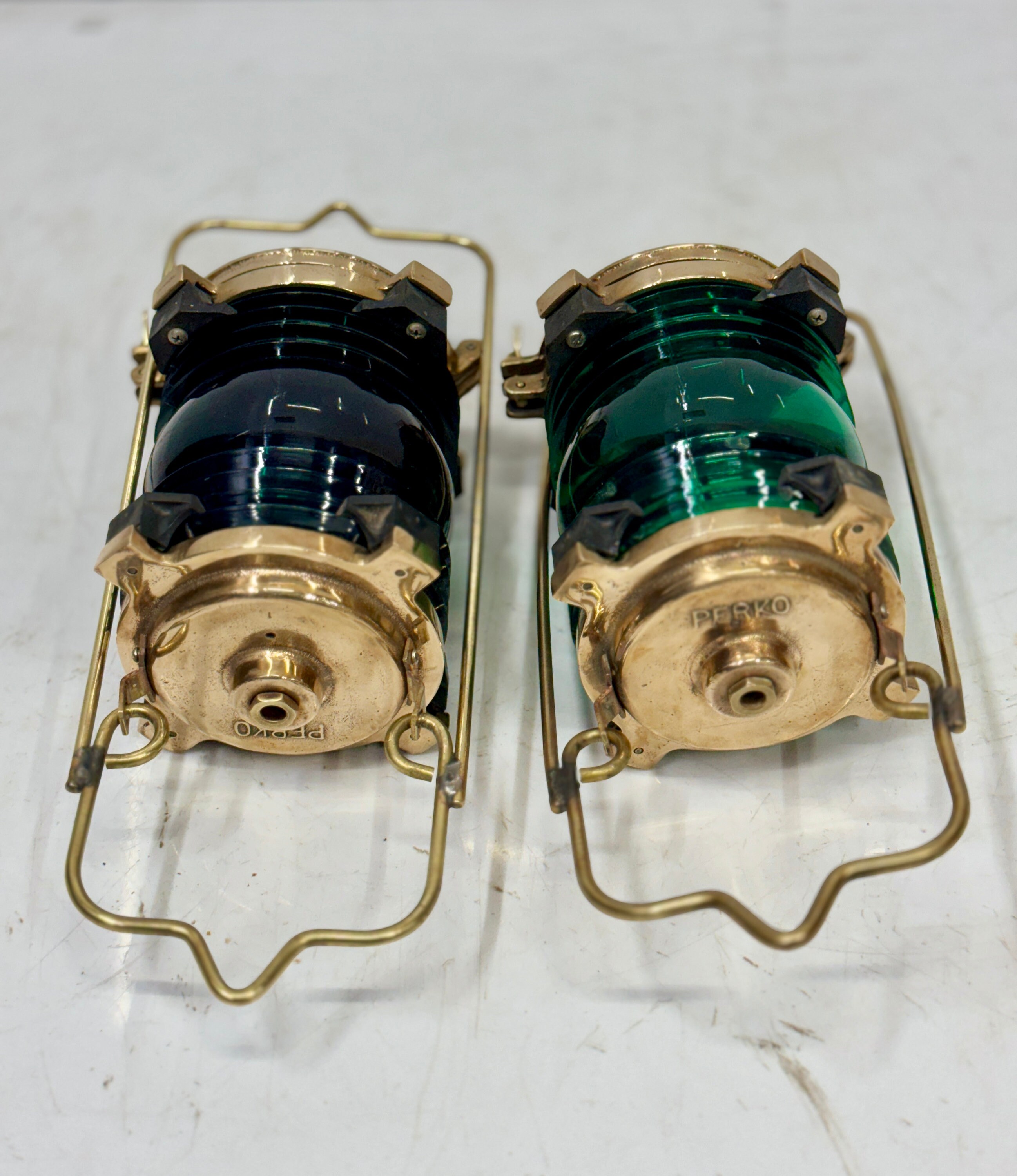 Antique Original PERKO, Old Vintage Refurbished Brass Marine Ship ...