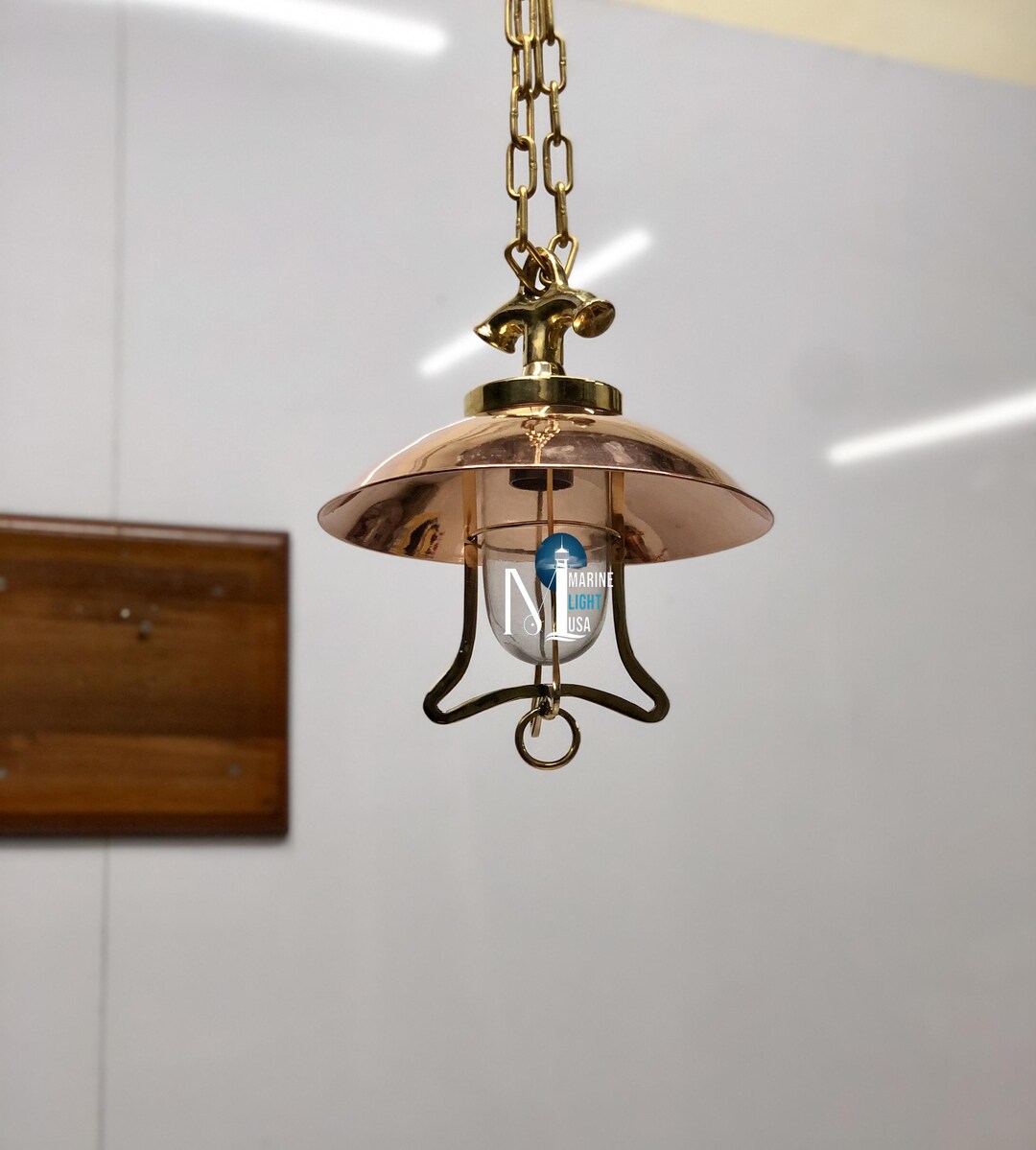 Vintage Style Marine Nautical Brass Ship Hanging Decor Ceiling Pendant ...