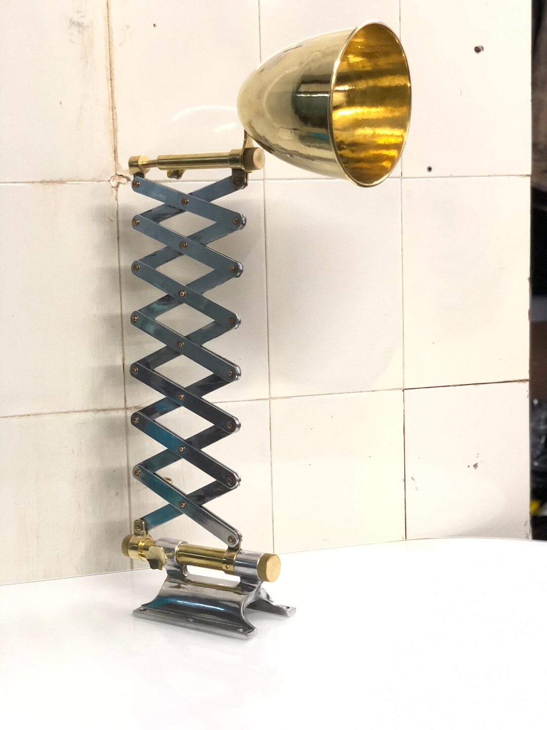 New Antique Vintage Fond Nautical Marine Ship Stretchable Brass Wall ...