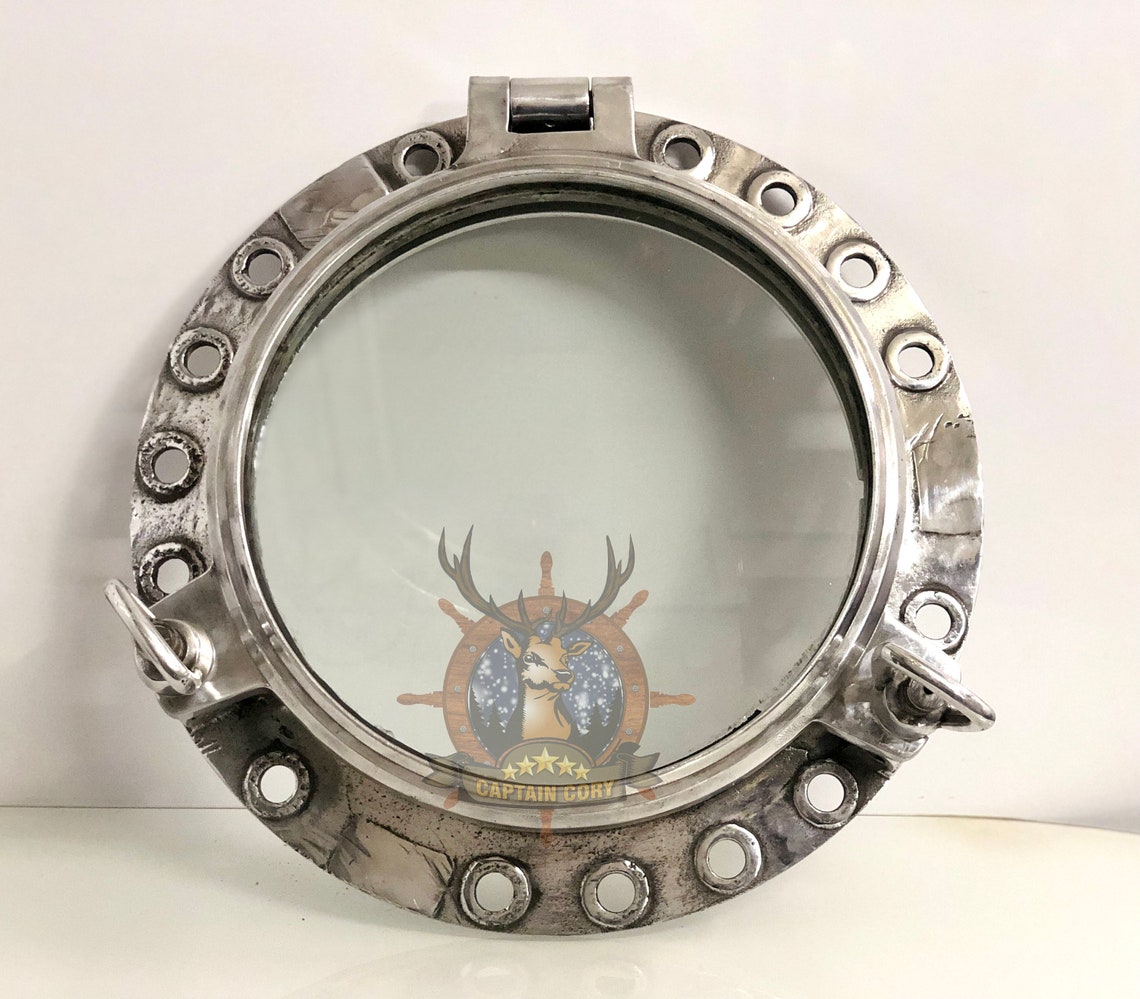 Old Vintage Nautical Marine Ship Aluminum Porthole/window Two - Etsy