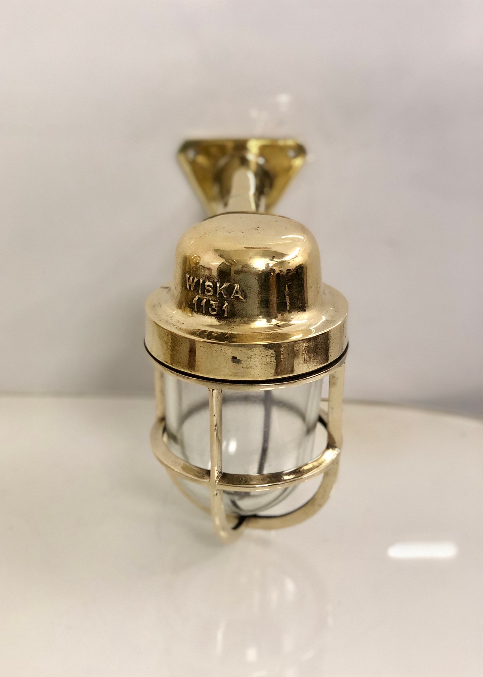 Authentic Old Marine Ship Solid Brass Passageway Swan Sconce - Etsy