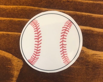 Personalized Baseball Vinyl Car Decal Your Childs Name on a - Etsy