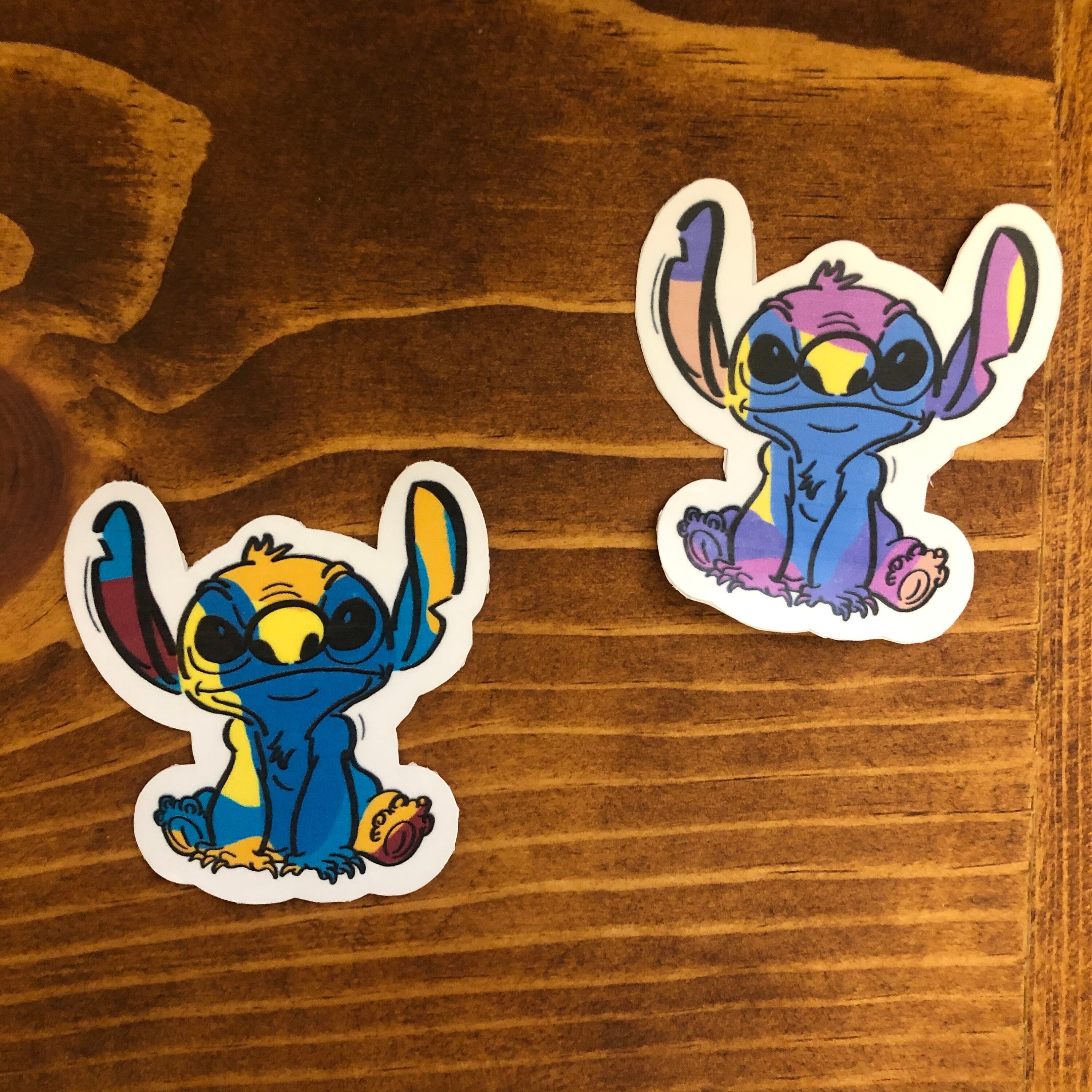 Colorful Stitch Sticker / Vinyl Decal / Glossy/ Waterproof - Etsy UK