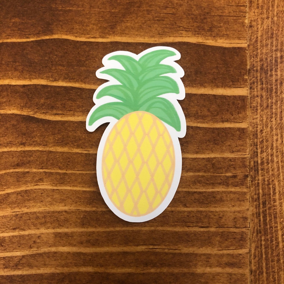Pineapple Sticker/ Vinyl Decal / Matte/ Glossy/ Waterproof - Etsy