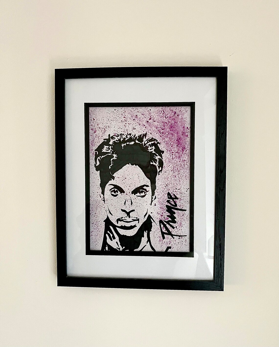 Prince Hand Drawn Pop Art Picture - Etsy