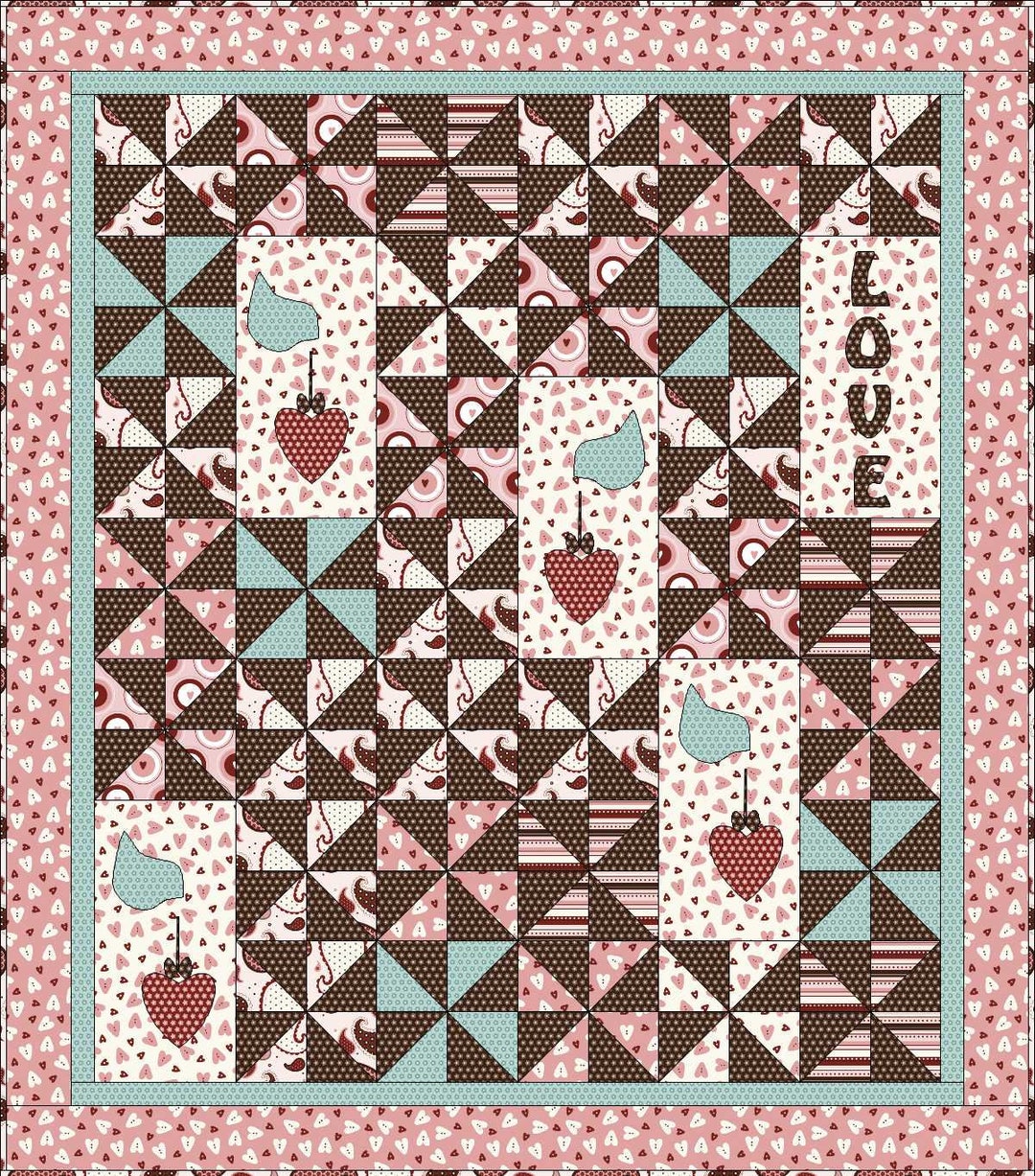 Love Birds Digital Pattern for Baby Quilt 44 X 50 Inches - Etsy