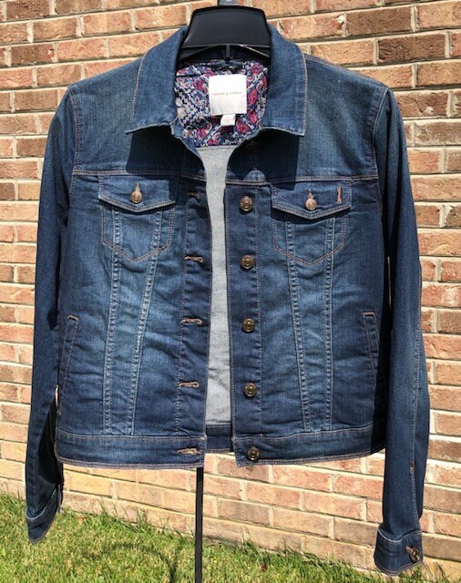 Orange Butterfly Jean Jacket for Women Size Medium - Etsy