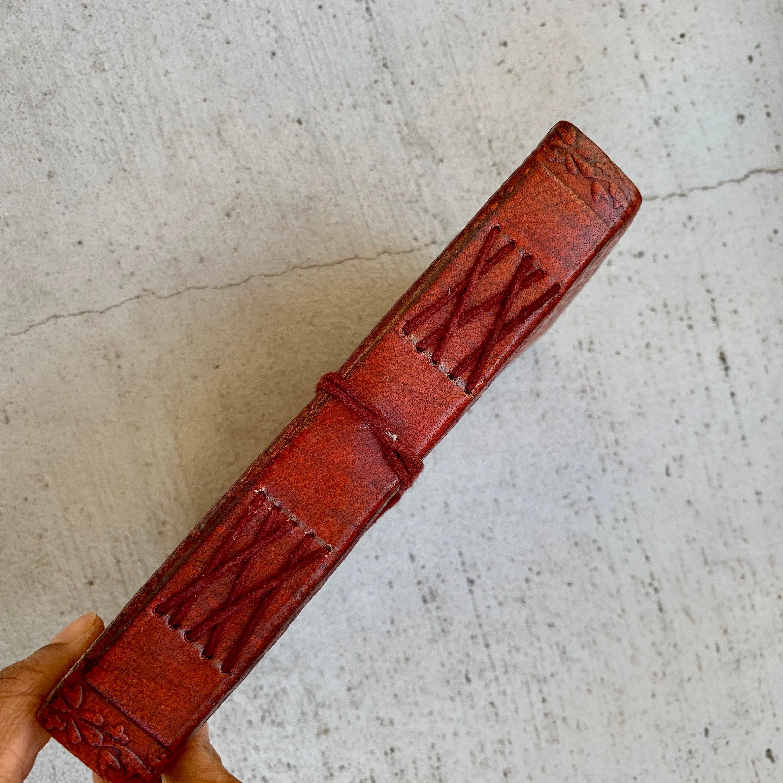 Leather Journal - Man Mustache, Cool Dude, Handmade Recycled Cotton ...