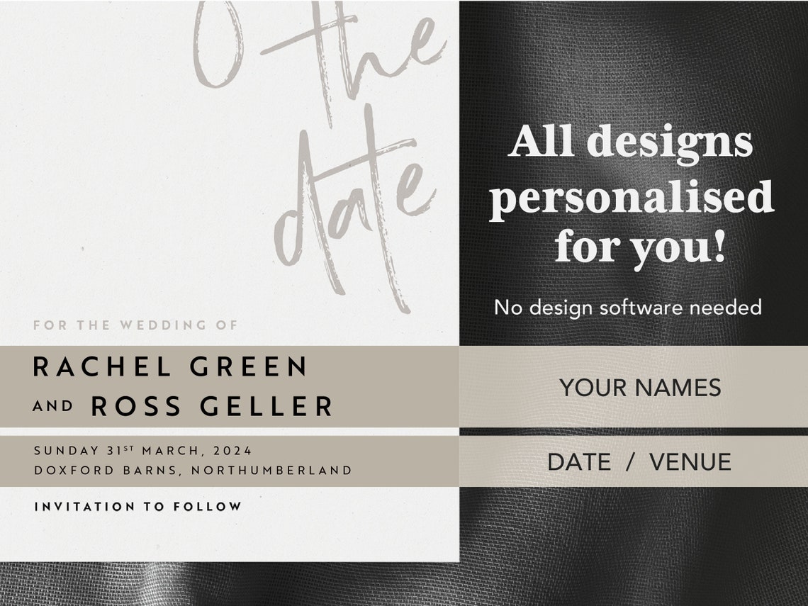 Printable Wedding Reception Invite Evening Guests Save the - Etsy