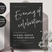 Printable Wedding Reception Invite Evening Guests Save the - Etsy
