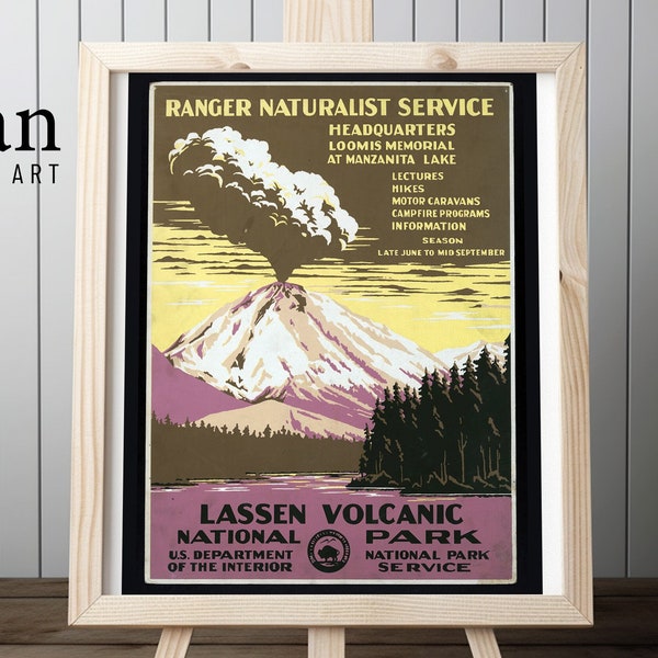 Retro Ranger National Park Poster - Etsy