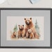 Watercolor Bear Family Print, Woodland Nursery Decor, Wall Art ...