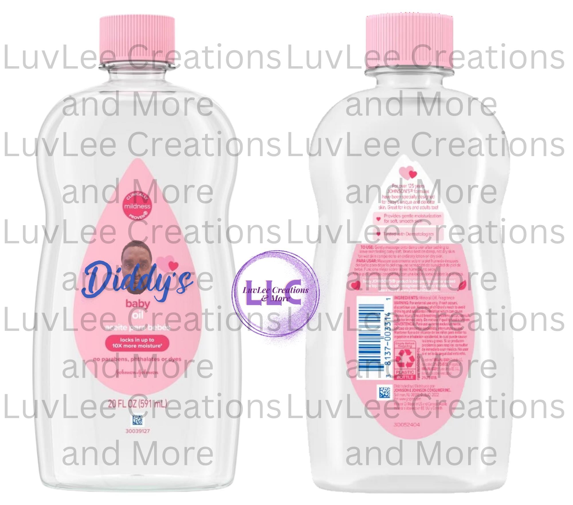 Diddy Baby Oil 20oz Tumbler Wrap PNG (2 Designs) - Etsy