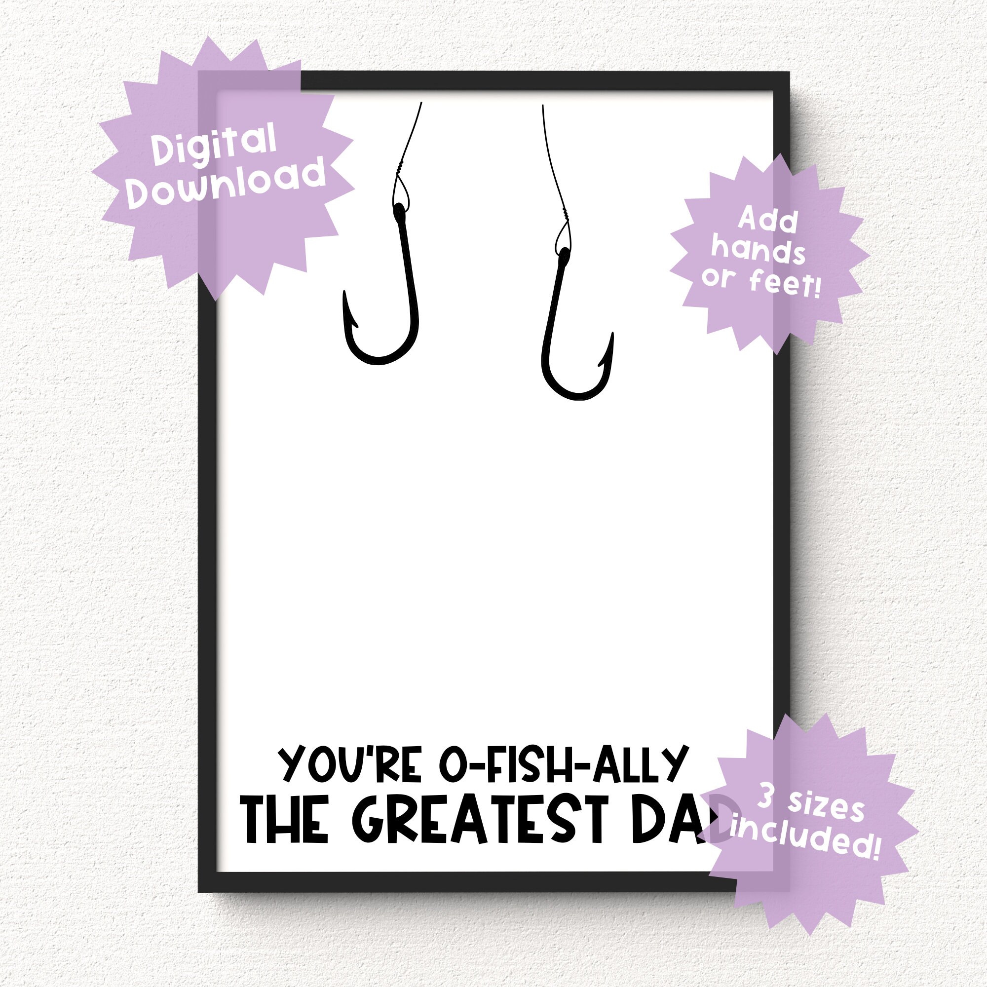 Fathers Day Handprint Printable Handprint Craft Fathers Day Printable ...