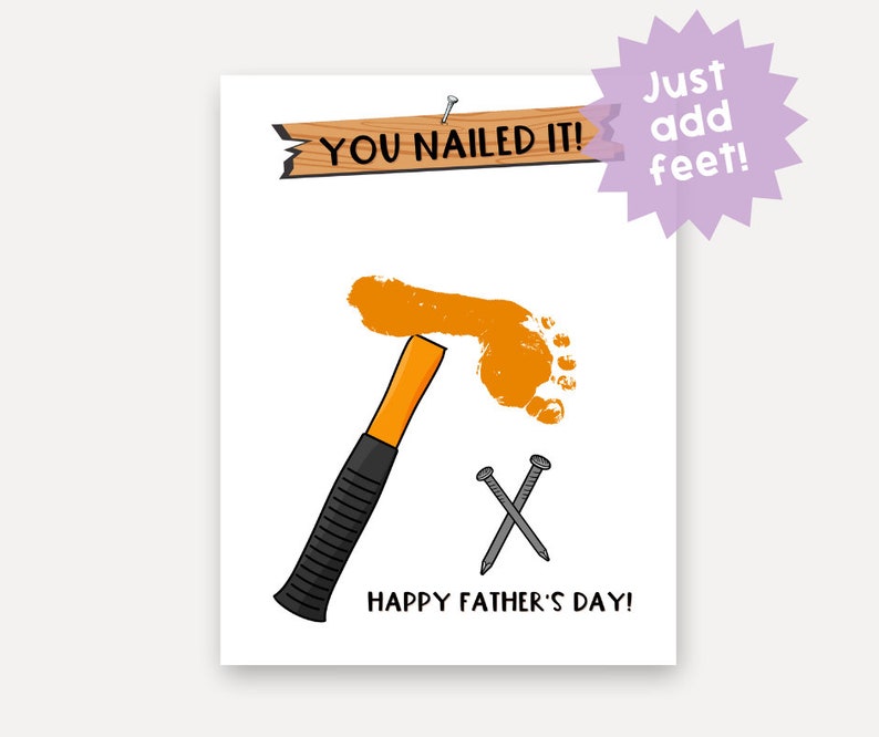 Father's Day Handprint Printable Bundle Handprint Craft - Etsy