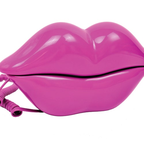 Iconic Lip Phone Pink Telephone - Etsy