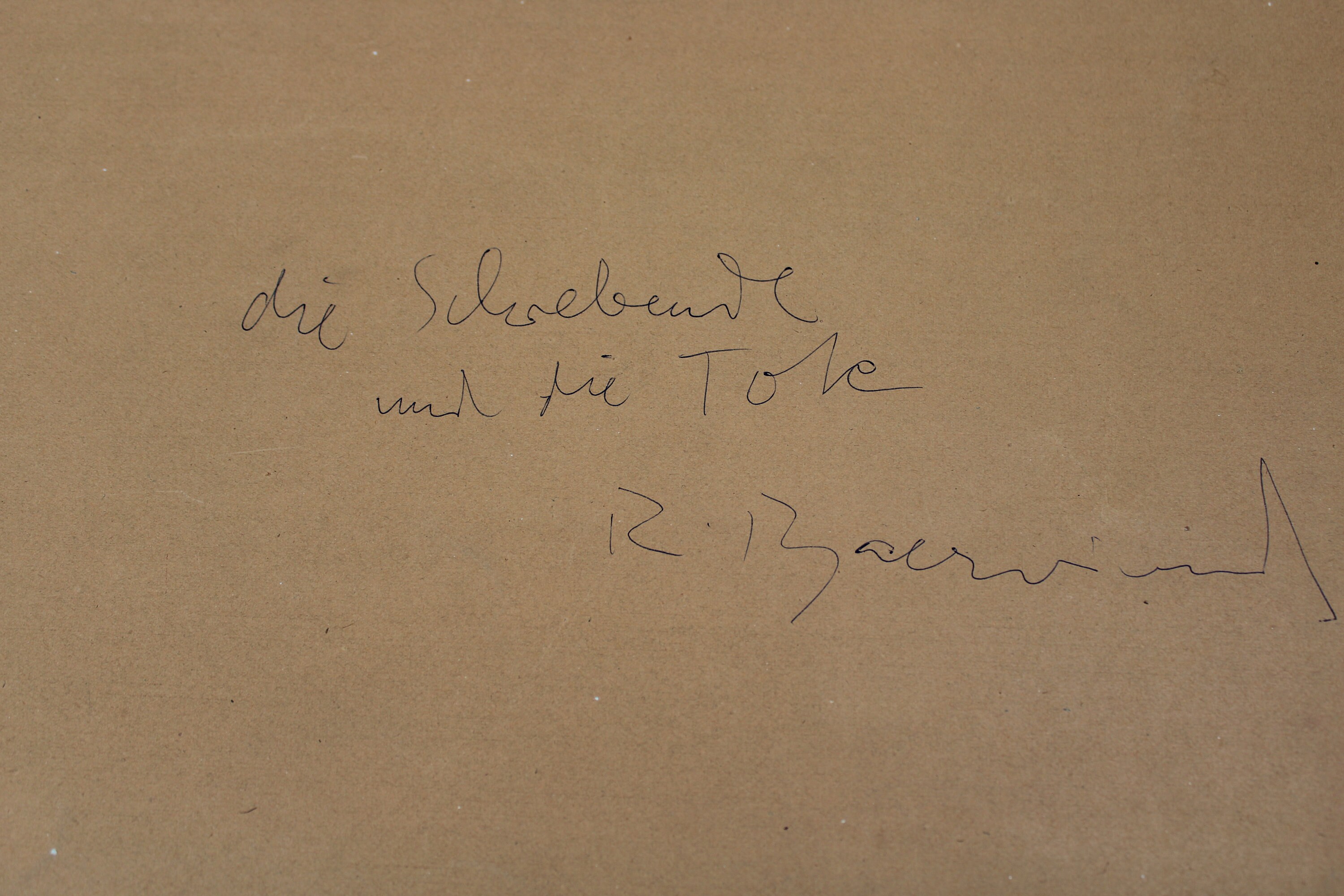 Rudi Baerwind, 1947, Hand-signed Pencil Drawing, 42 X 60 Cm - Etsy