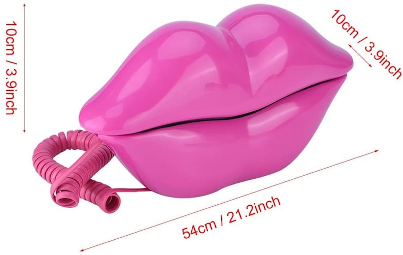 Iconic Lip Phone Pink Telephone - Etsy