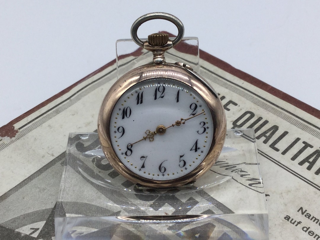 Art Nouveau Ladies Pocket Watch, Court Watchmaker C. Danckwerth & Son ...