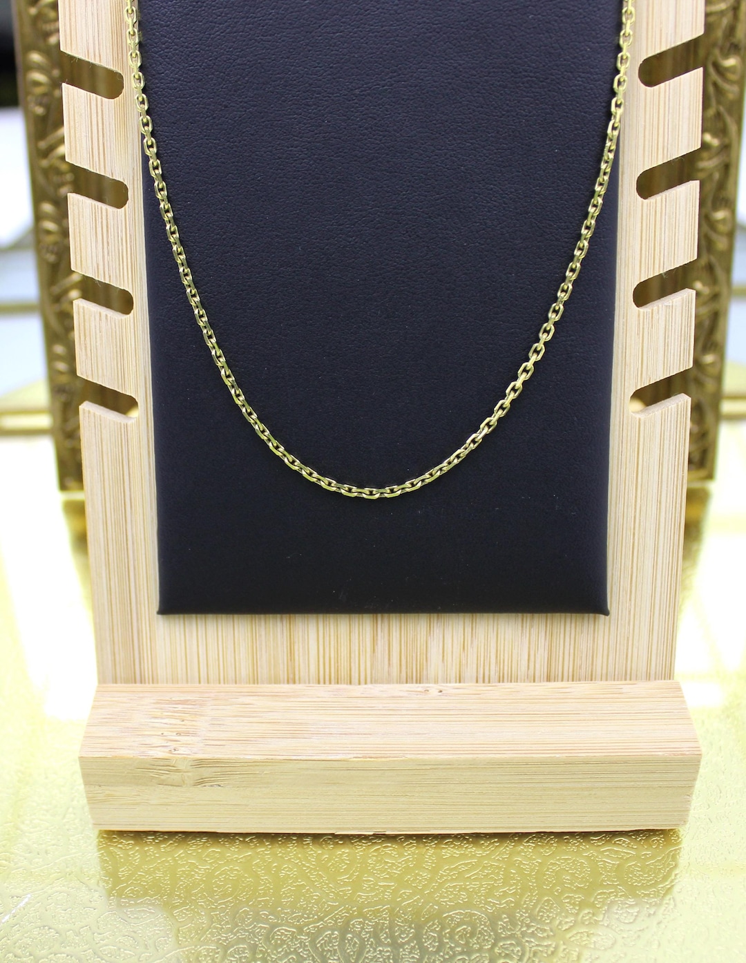 Vintage 8K Gold Chain, 61 Cm - Etsy