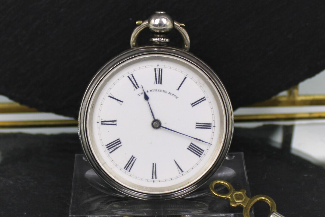 Thomas Russell and Son, Liverpool 1885, Sterling Silver Pocket Watch - Etsy