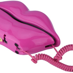 Iconic Lip Phone, Pink, Telephone - Etsy