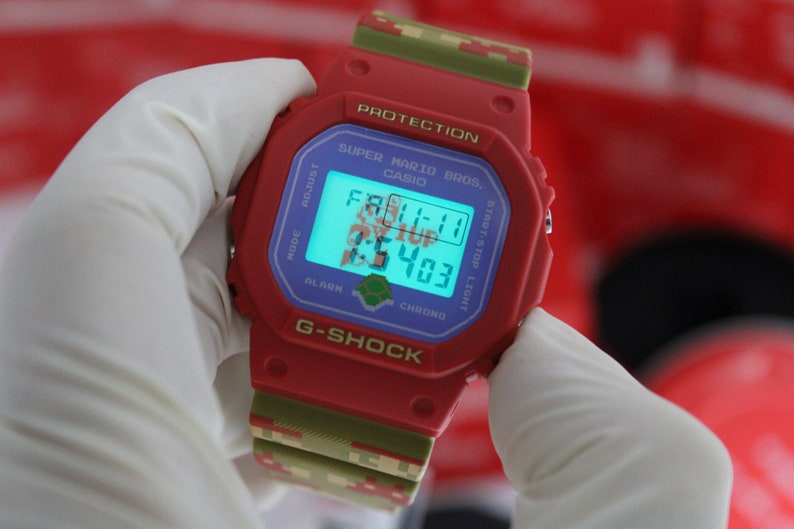 Limited Edition Casio G-SHOCK Super Mario Bros. Watch - Etsy