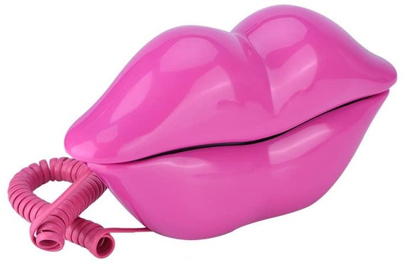 Iconic Lip Phone Pink Telephone | Etsy