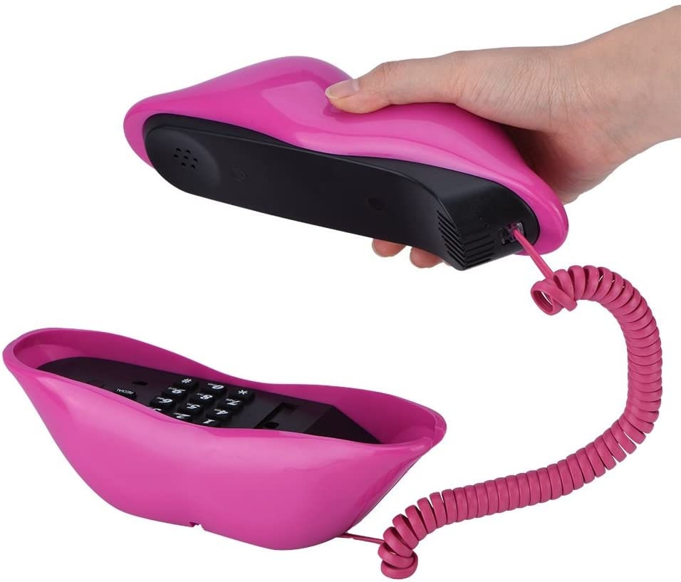 Iconic Lip Phone Pink Telephone - Etsy