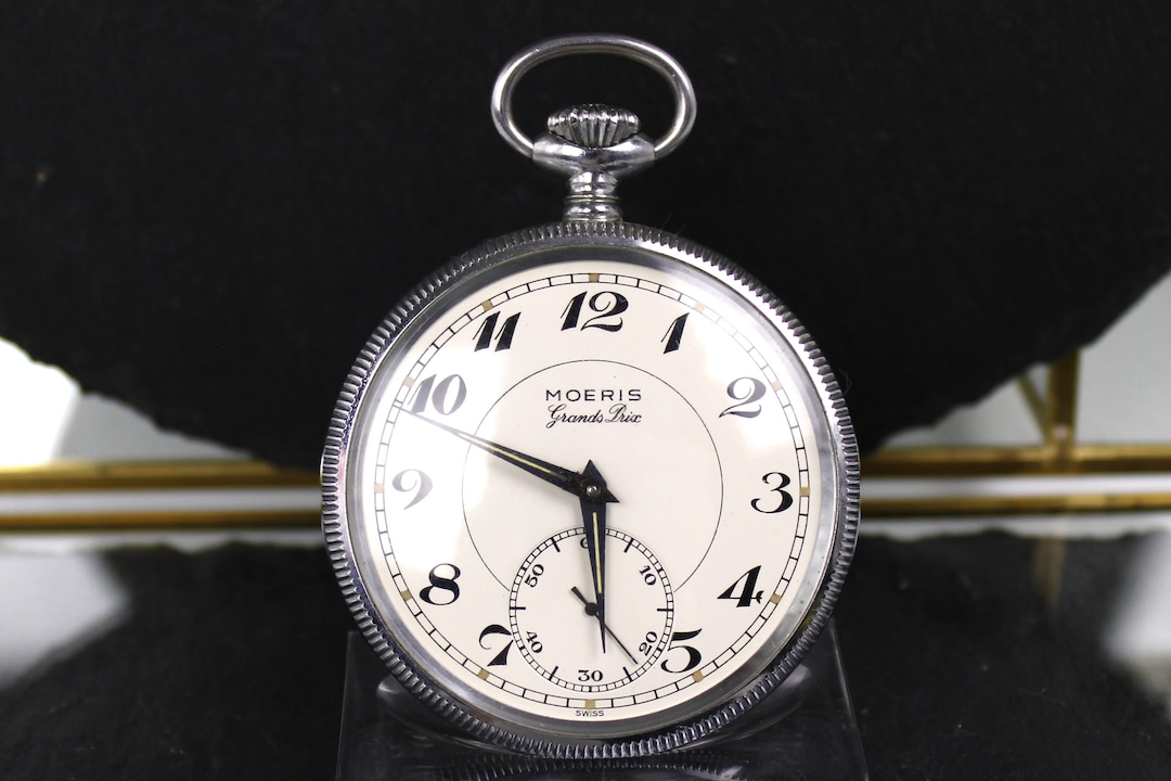Moeris Grand Prix, Pocket Watch, Switzerland Around 1930 - Etsy