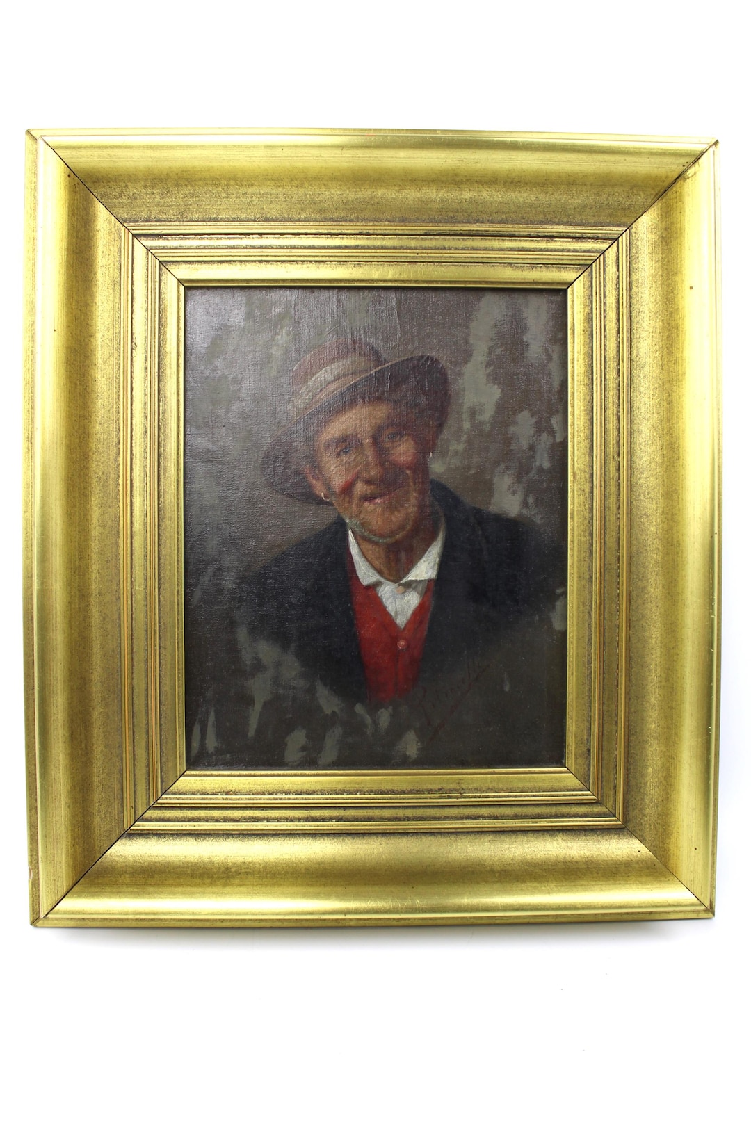 Painting by the Neapolitan Painter Vincenzo Petrocelli - Etsy