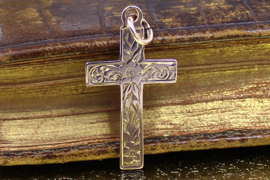 Antique Victorian Gold Cross, Birmingham 1899, 375 Gold, 9 Carat - Etsy ...
