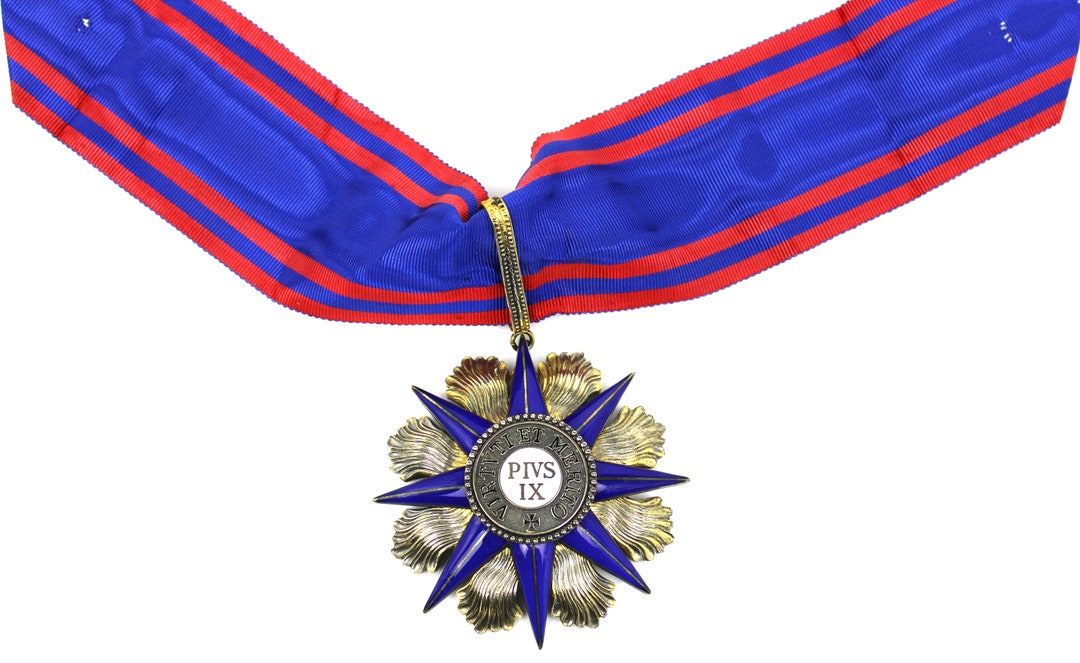 Rare Commander's Cross, Order of Pius, Vatican 1856 - Etsy