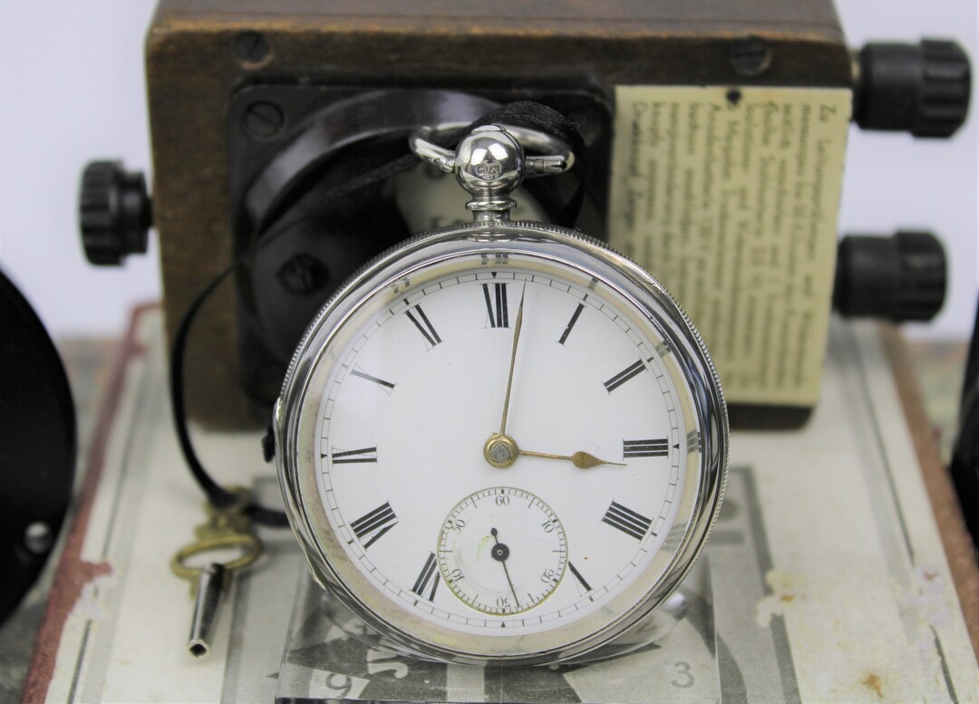 Antique English Pocket Watch Bell and Dams Uttoxeter 19th - Etsy