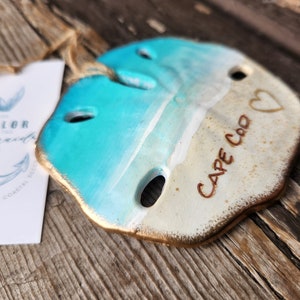 Hand Painted Cape Cod Coastal Shoreline on a Cruelty-free Handmade ...