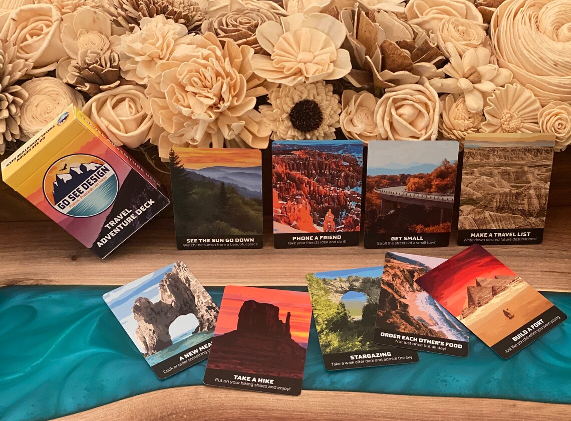 Travel Adventure Deck by Go See Design | Travel Challenges | Couples ...