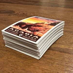 National Park Stickers - Complete Set of 63, Vintage Style Travel ...
