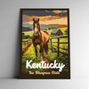 Iowa: the Hawkeye State Vintage-style Travel Poster / Postcard ...