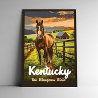 Iowa: the Hawkeye State Vintage-style Travel Poster / Postcard ...