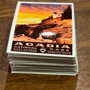National Park Stickers - Complete Set of 63, Vintage Style Travel ...