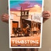 Tombstone Arizona Vintage-style Travel Poster / Postcard / Sticker ...