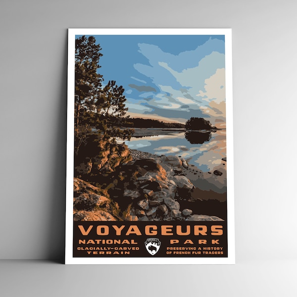 Voyageurs National Park Poster - Etsy