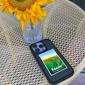 Kansas: the Sunflower State Vintage-style Travel Poster / Postcard ...